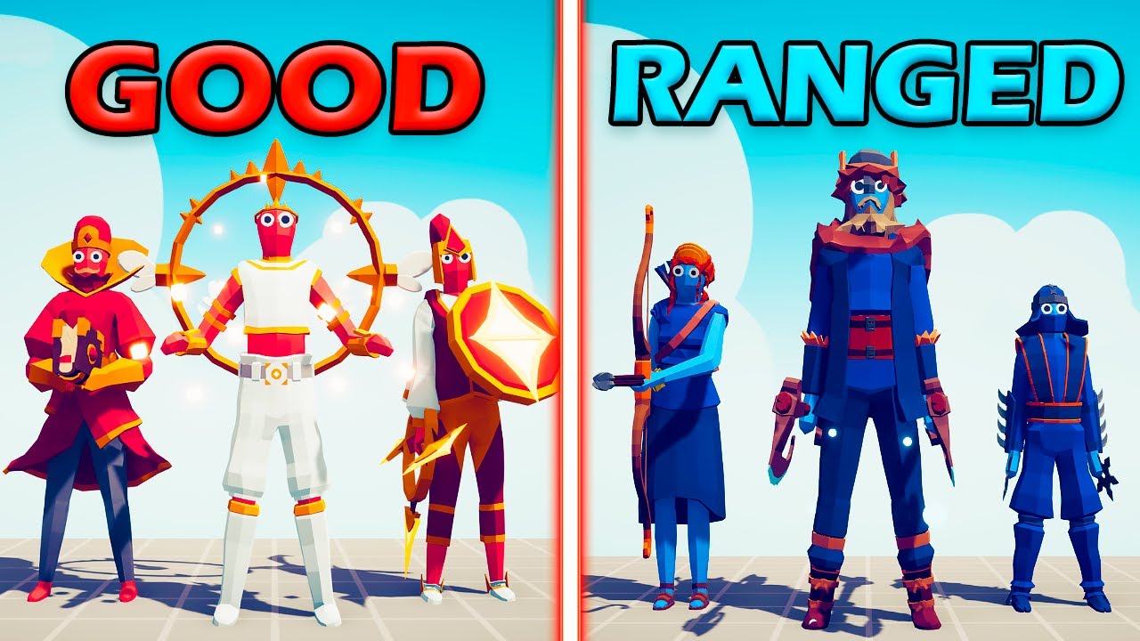 GOOD TEAM vs RANGED UNITS TEAM - Totally Accurate Battle Simulator ...