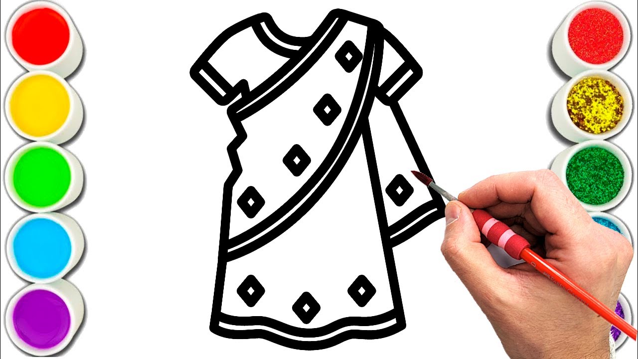 Sari Drawing, Painting & Coloring For Kids and Toddlers_ Child Art ...
