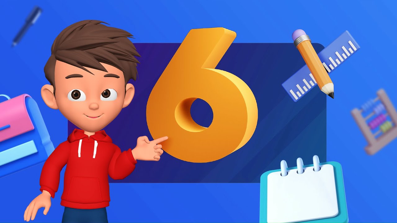 Learn Number 6 | Numbers for Kids - YouTube