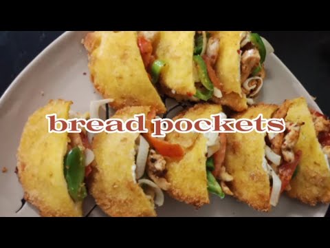 bread pockets/pocket sandwich/10 minutes snack recipe - YouTube