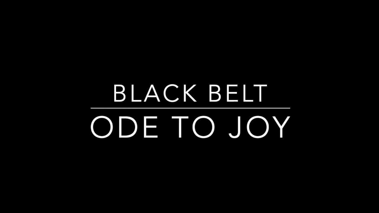 Black Belt Ode to Joy - YouTube