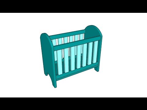 Doll crib plans - YouTube