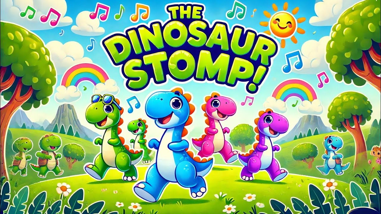 The Dinosaurs Stomp! 🦖 | Fun Learning with Kiddo’s - YouTube