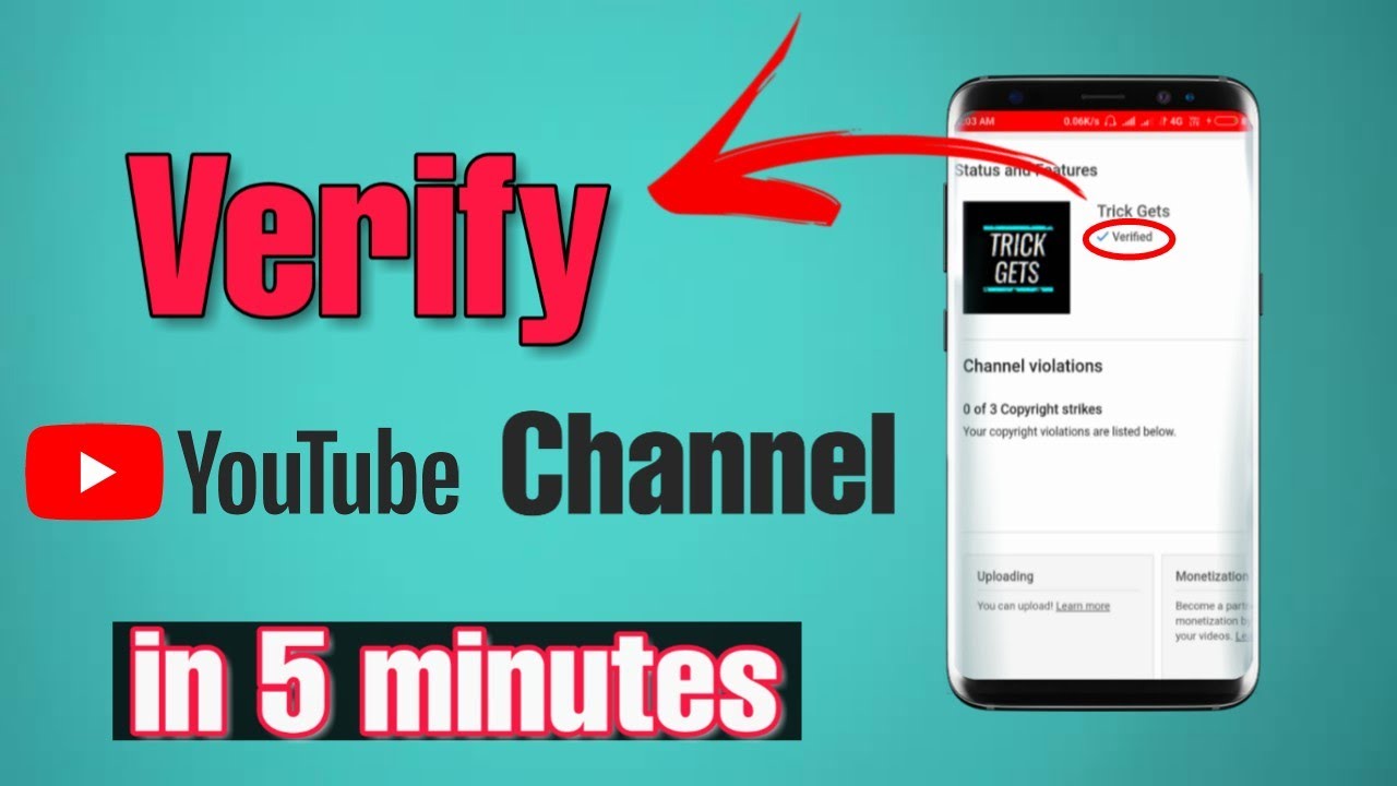 Verify your YouTube channel 2020 | How to verify YouTube channel in 5 ...