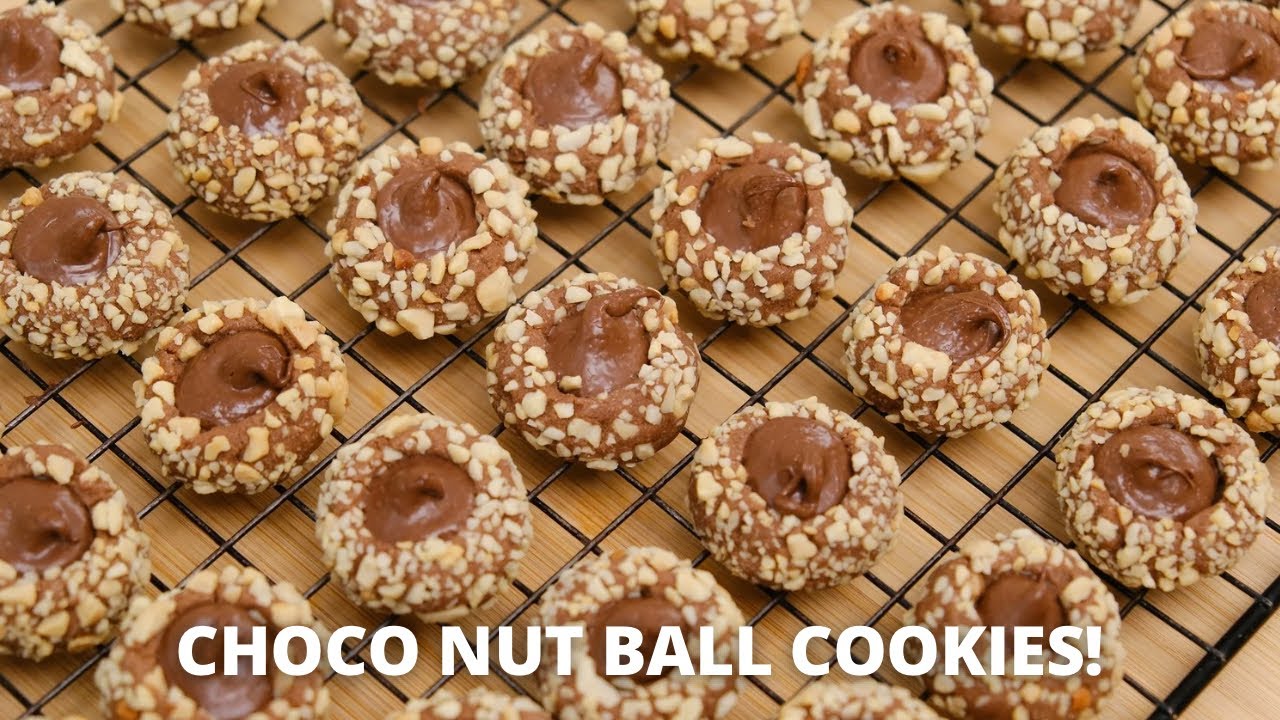 Ide hampers lagi! CHOCO NUT BALL COOKIES! - YouTube