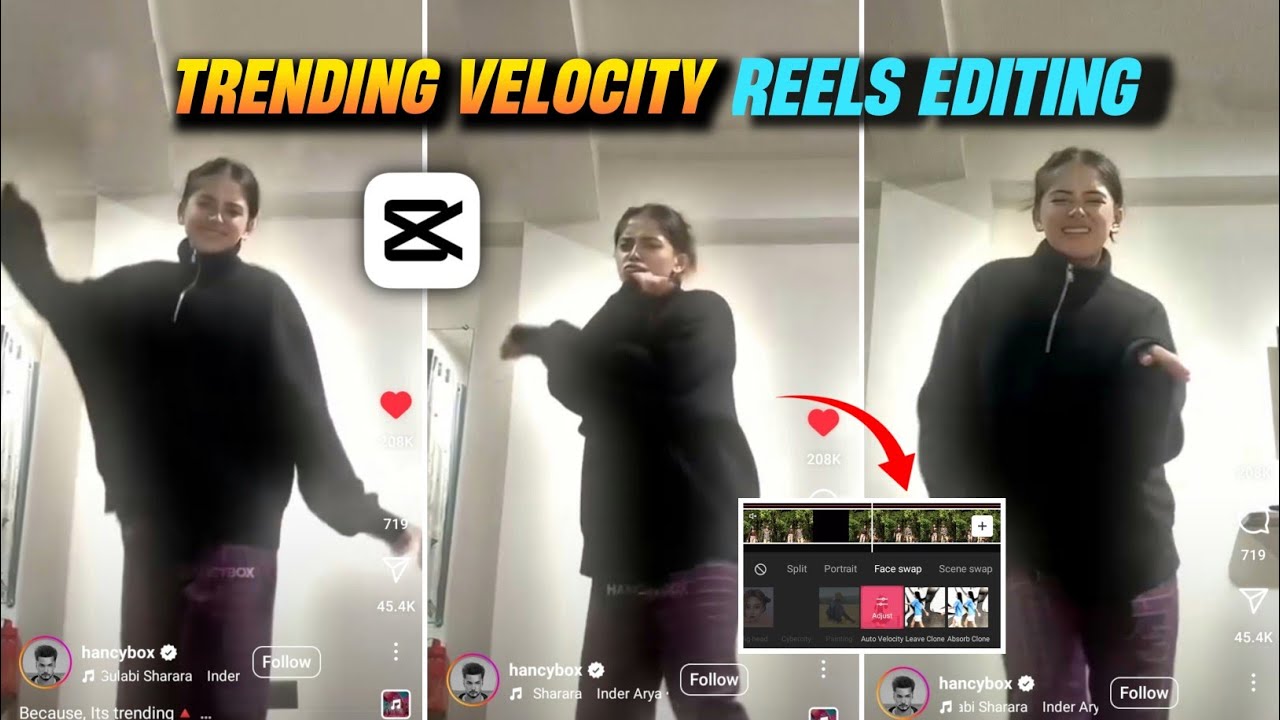 Instagram Viral Velocity Video Editing | Velocity New Effect In Capcut Tutorial - YouTube