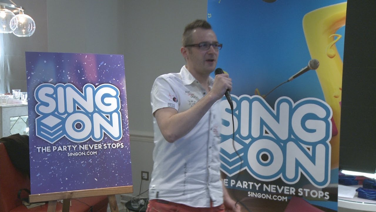 SingOn - Streaming Karaoke service in action - YouTube