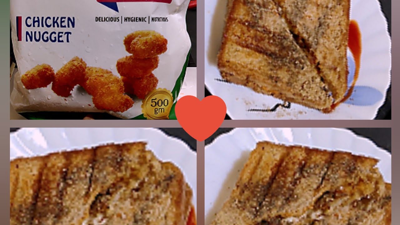 NUGGETS SANDWICH 🥪 RECIPE - YouTube