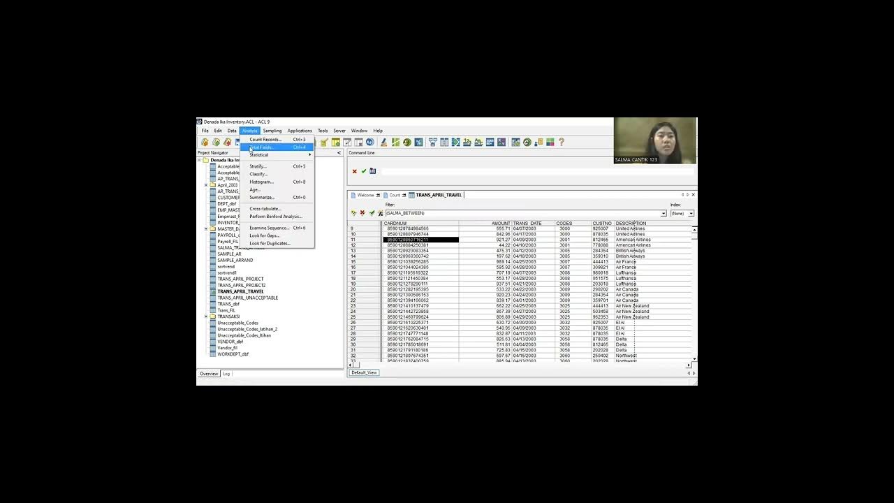 Tutorial ACL Between and Match TABK #Chapter - YouTube