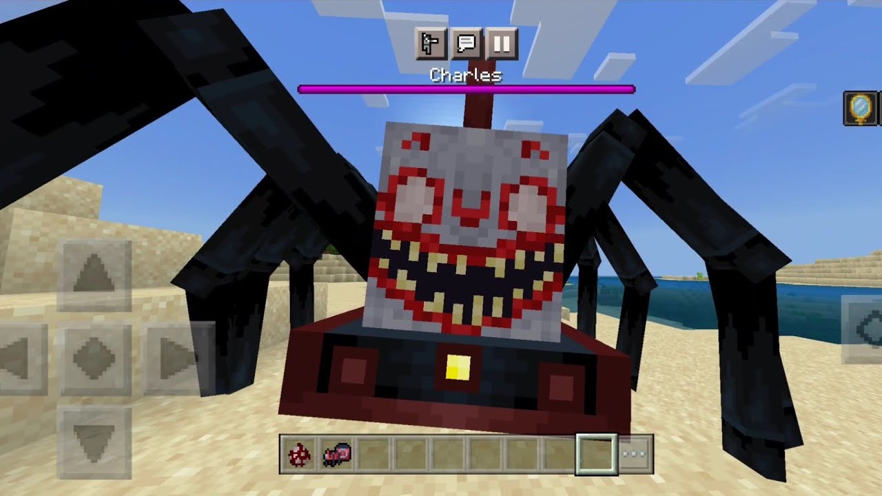 Choo Choo Charles Morph in Minecraft PE - YouTube