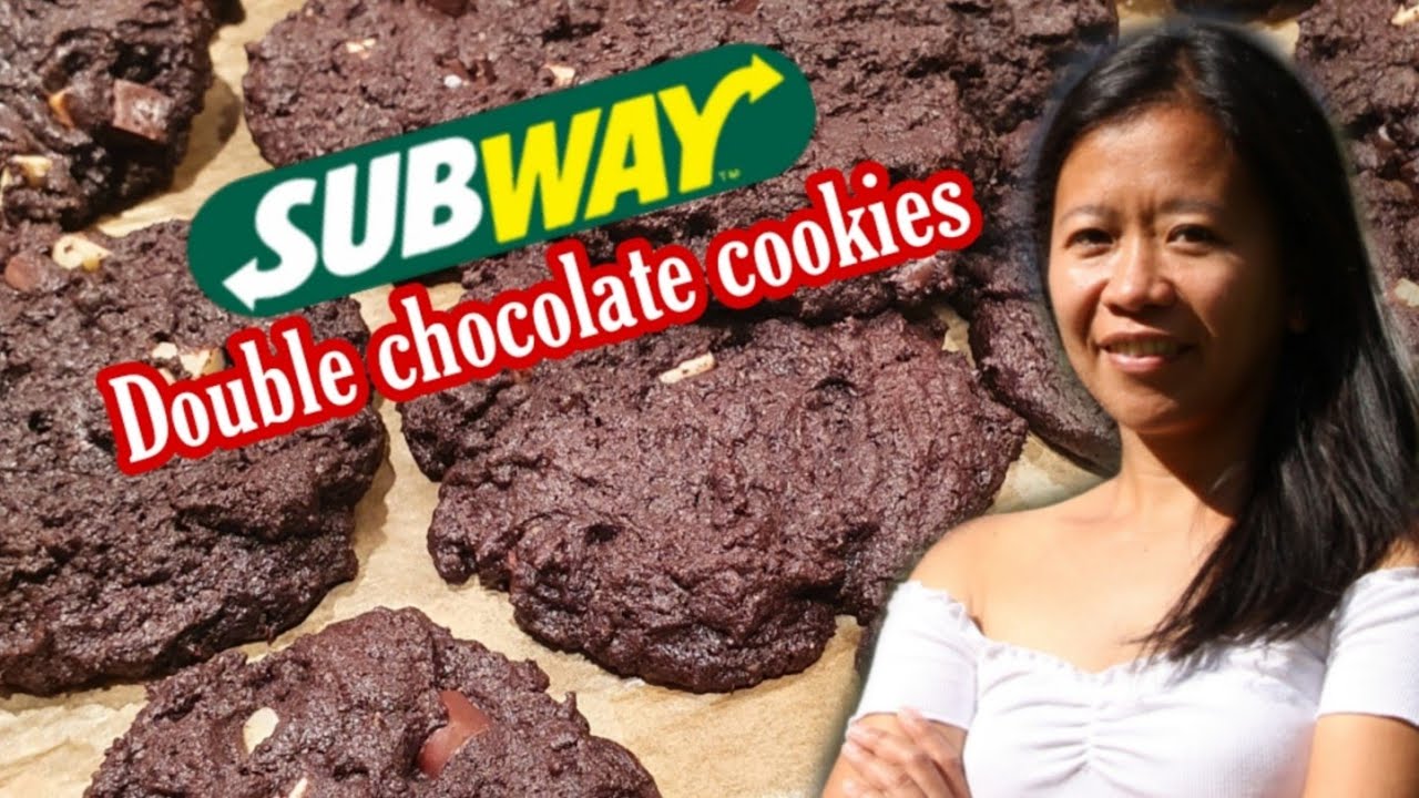 A must try recipe | Subway double chocolate cookies | Double chocolate ...