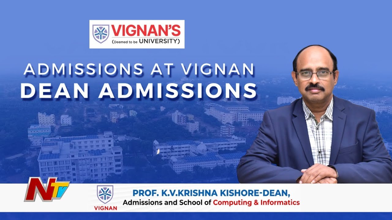 Explore Vignan's University Courses 2025 | Dean Admissions Insights ...
