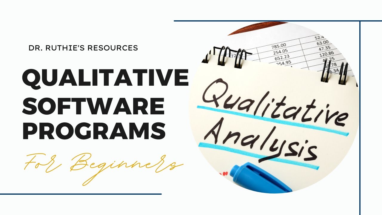 Qualitative Software Programs - YouTube