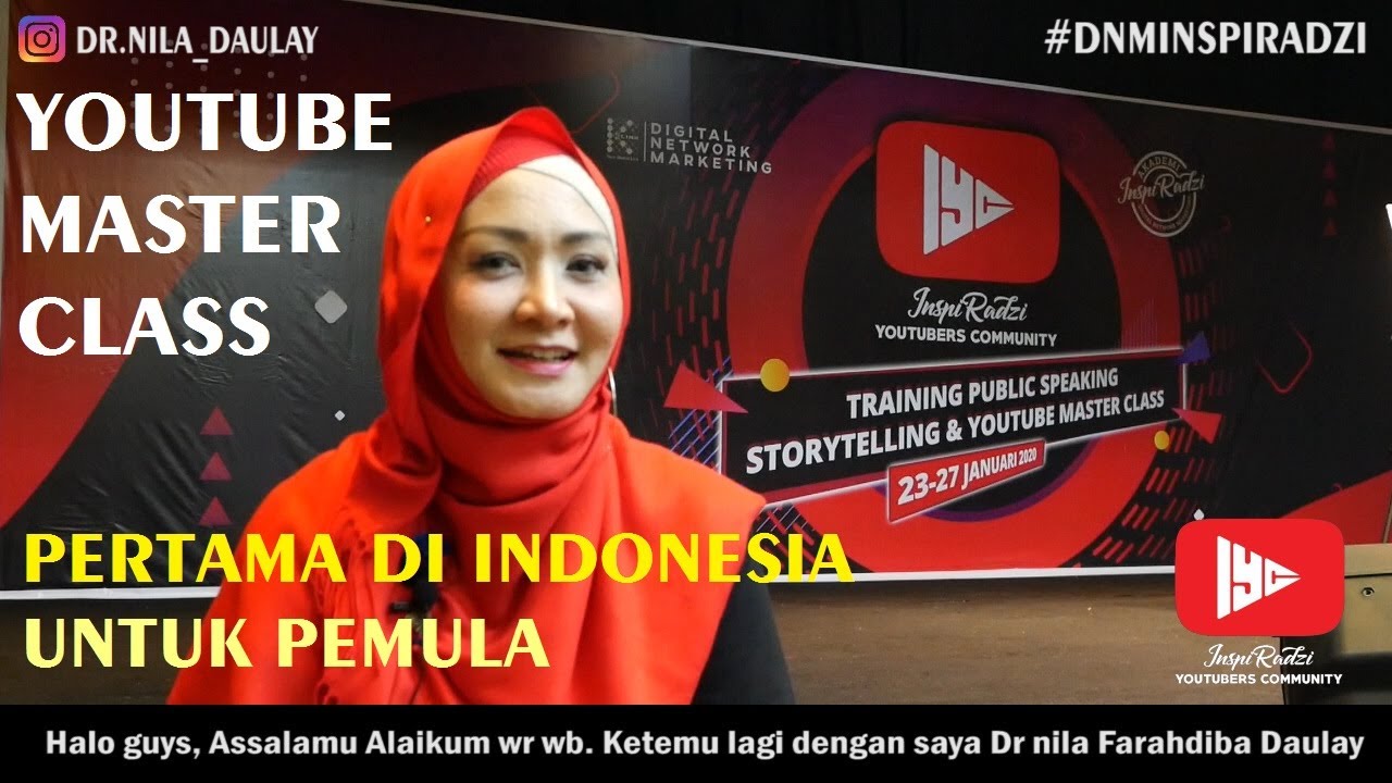 YOUTUBE MASTER CLASS - INSPIRADZI YOUTUBER COMMUNITY (IYC) - YouTube