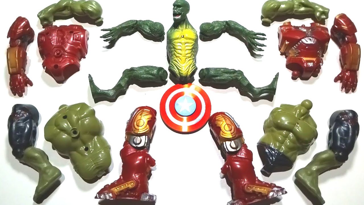 Merakit Mainan Lizard Vs Hulk Smash Vs Hulk Buster - YouTube