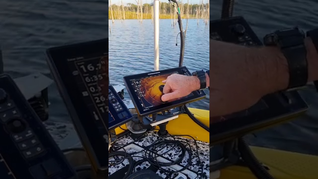 Humminbird 360- How to use 360 to position your boat - YouTube