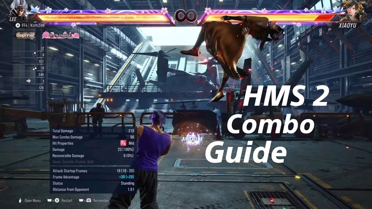 Lee HMS 2 Combo Guide | Tekken 8 - YouTube