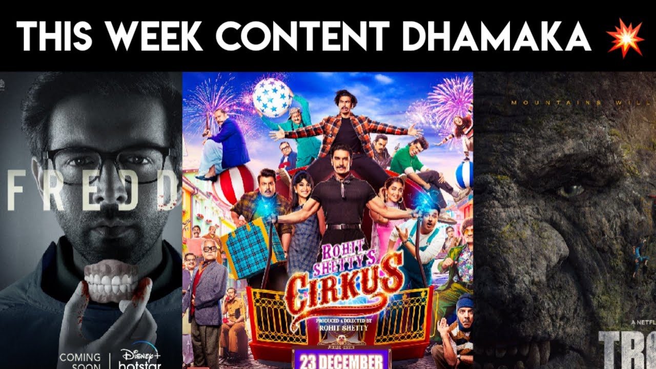 Upcoming Web Series And Movies Of December 2022(This Week) | Freddy ...