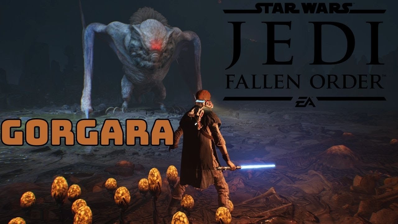 StarWars Jedi Fallen Order | GORGARA BOSS FIGHT👾 Gameplay ...