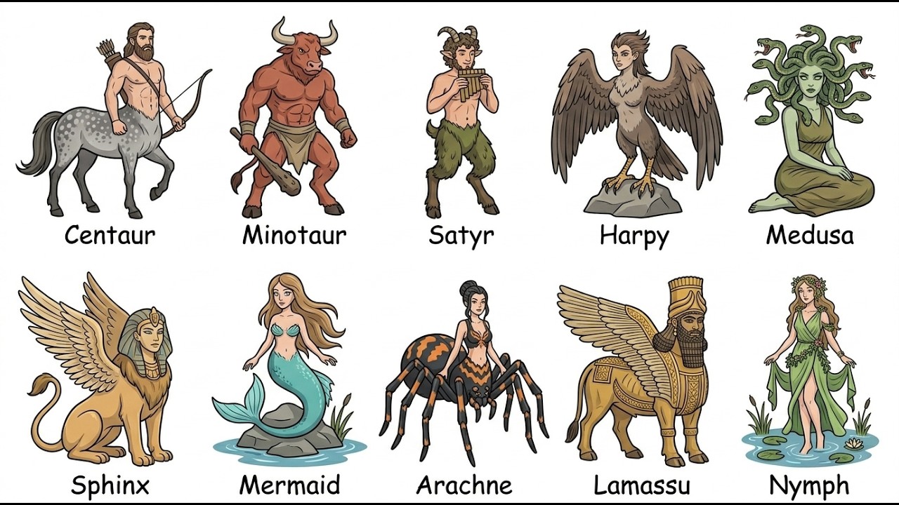 Every Mythical Creature That’s Half Human Explained - YouTube