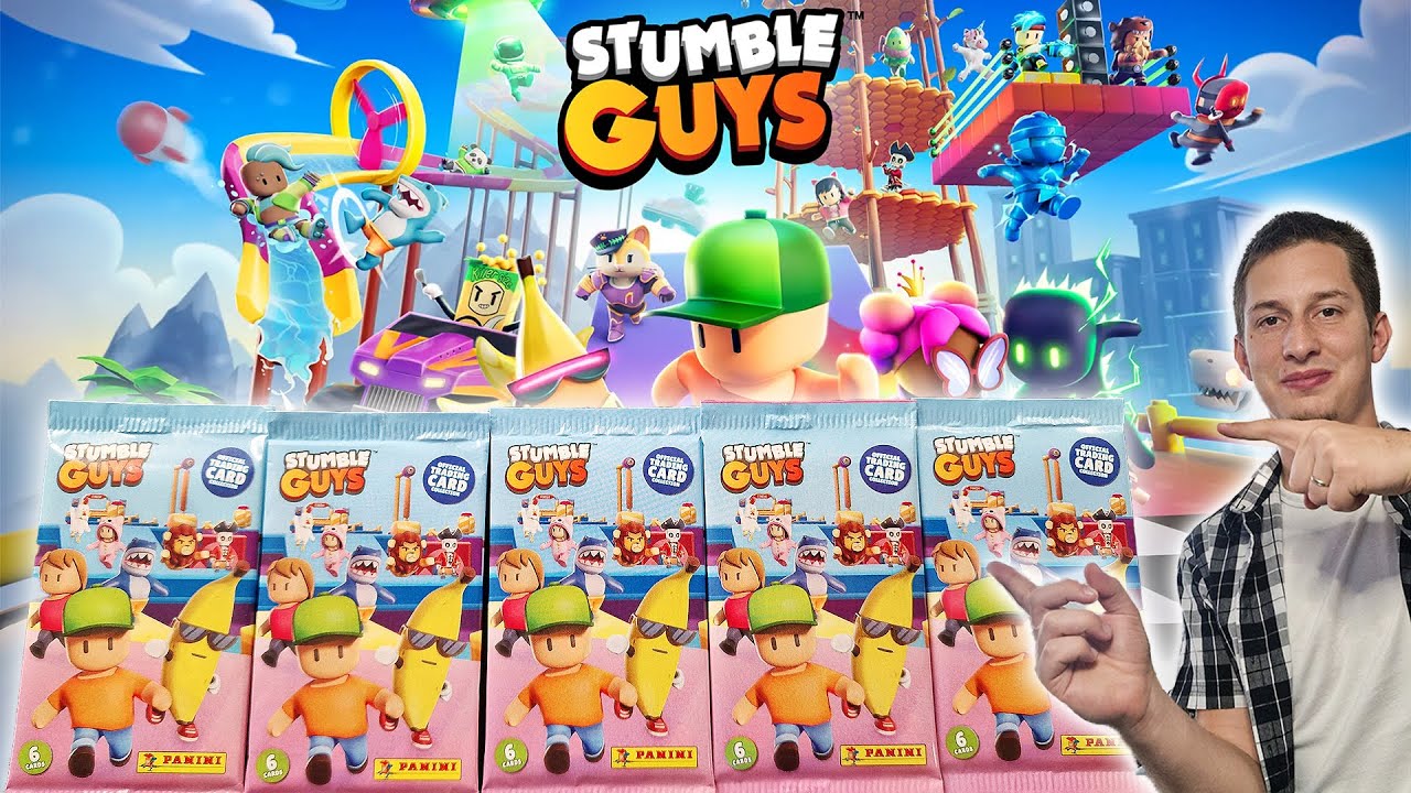 Panini Stumble Guys Official Trading Card | 5x Csomag Bontás - YouTube