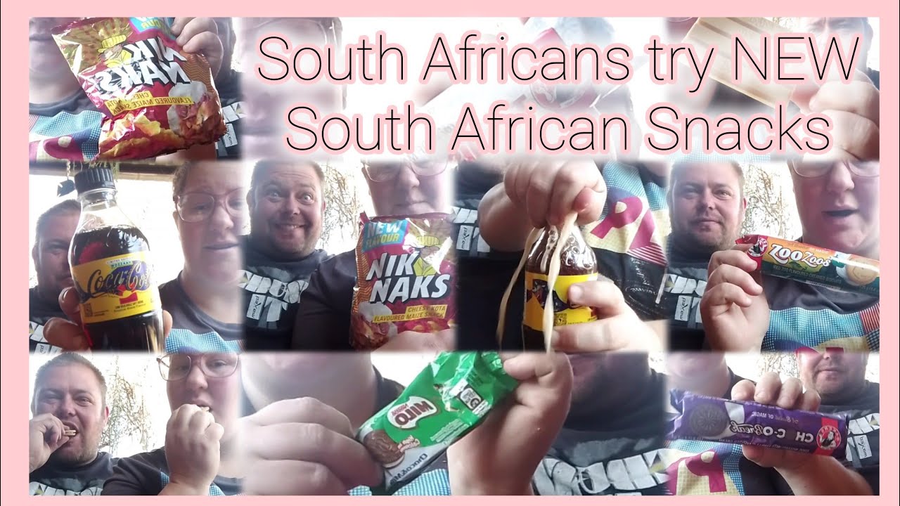 South Africans try new South African Snacks - Taste Test / Review - YouTube