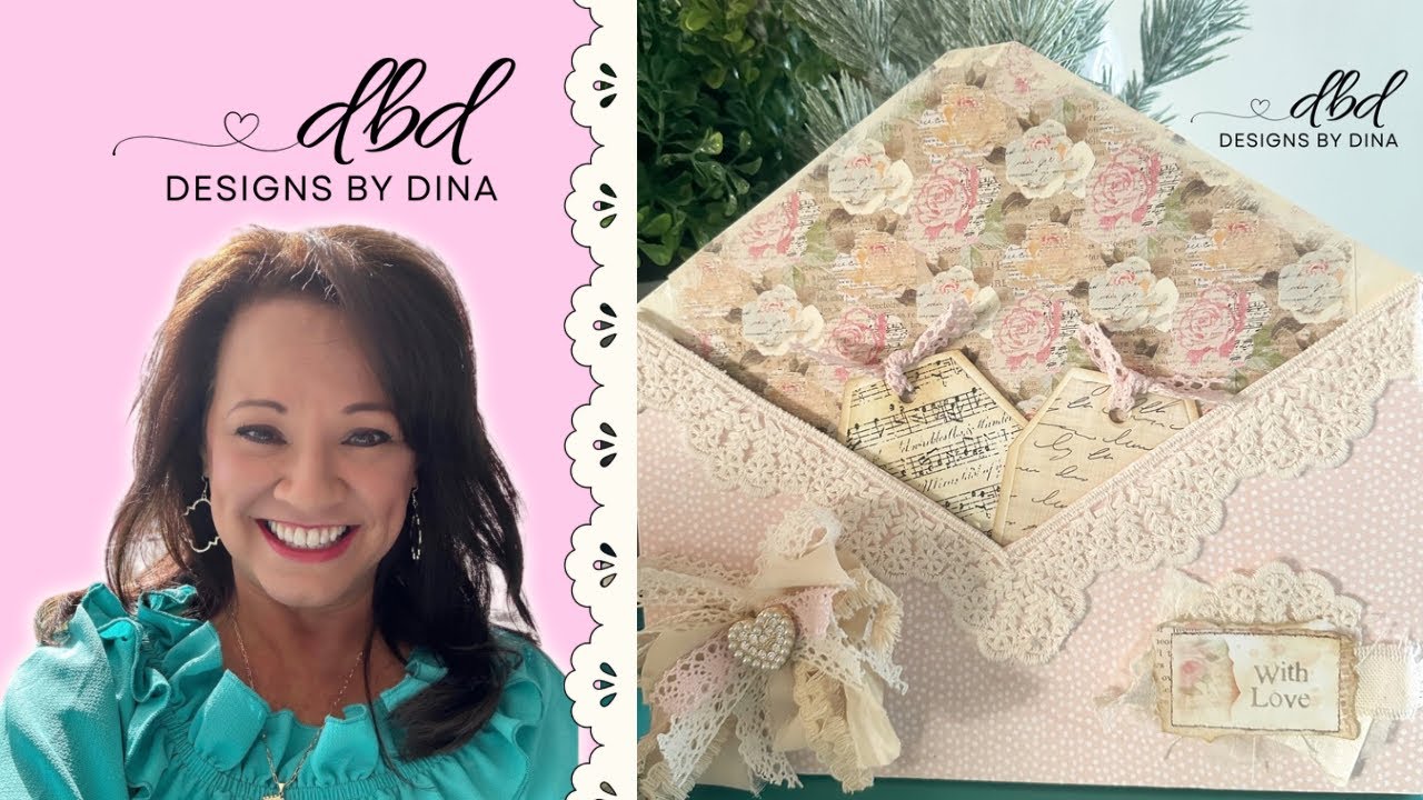 Dollar Tree Envelope Makeover - YouTube