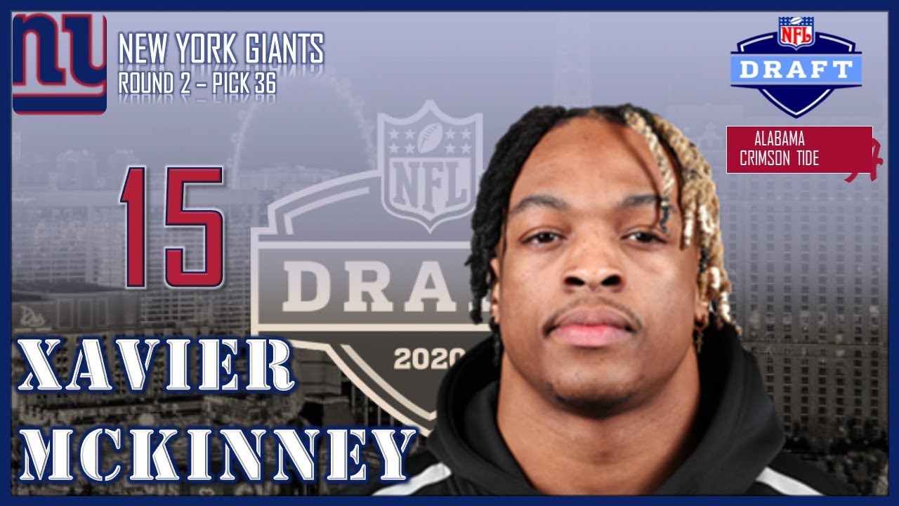 2020 NFL DRAFT: Xavier McKinney | New York Giants - YouTube