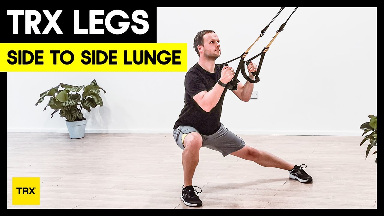 How To TRX Side to Side Lunge + Step Side Lunge | Hip Mobility - YouTube