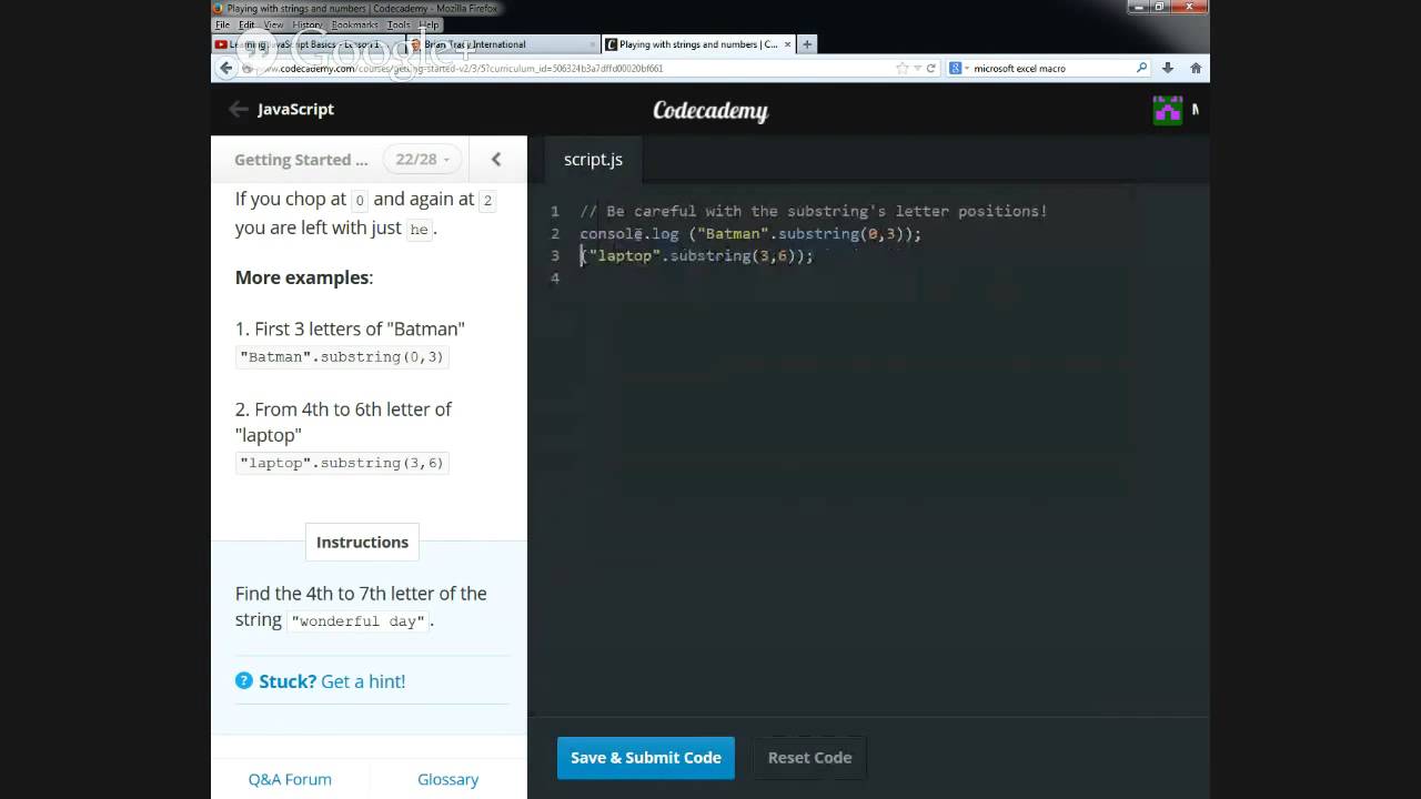 Learning Javascript Basics Lesson 2 Youtube