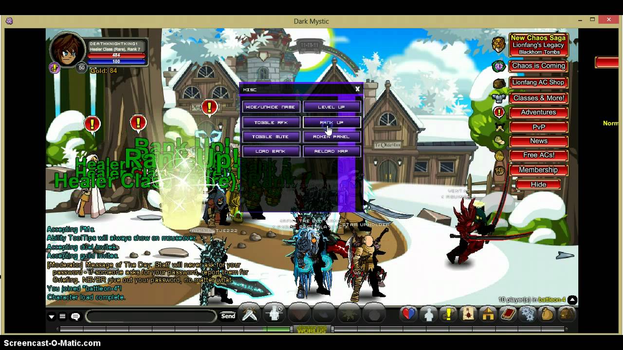 Adventure Quest worlds mod menu - YouTube
