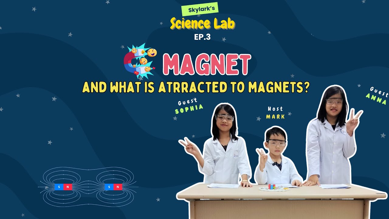 Tập 3 - 'Magnet & What is attracted by magnets?' - Skylark's Science ...