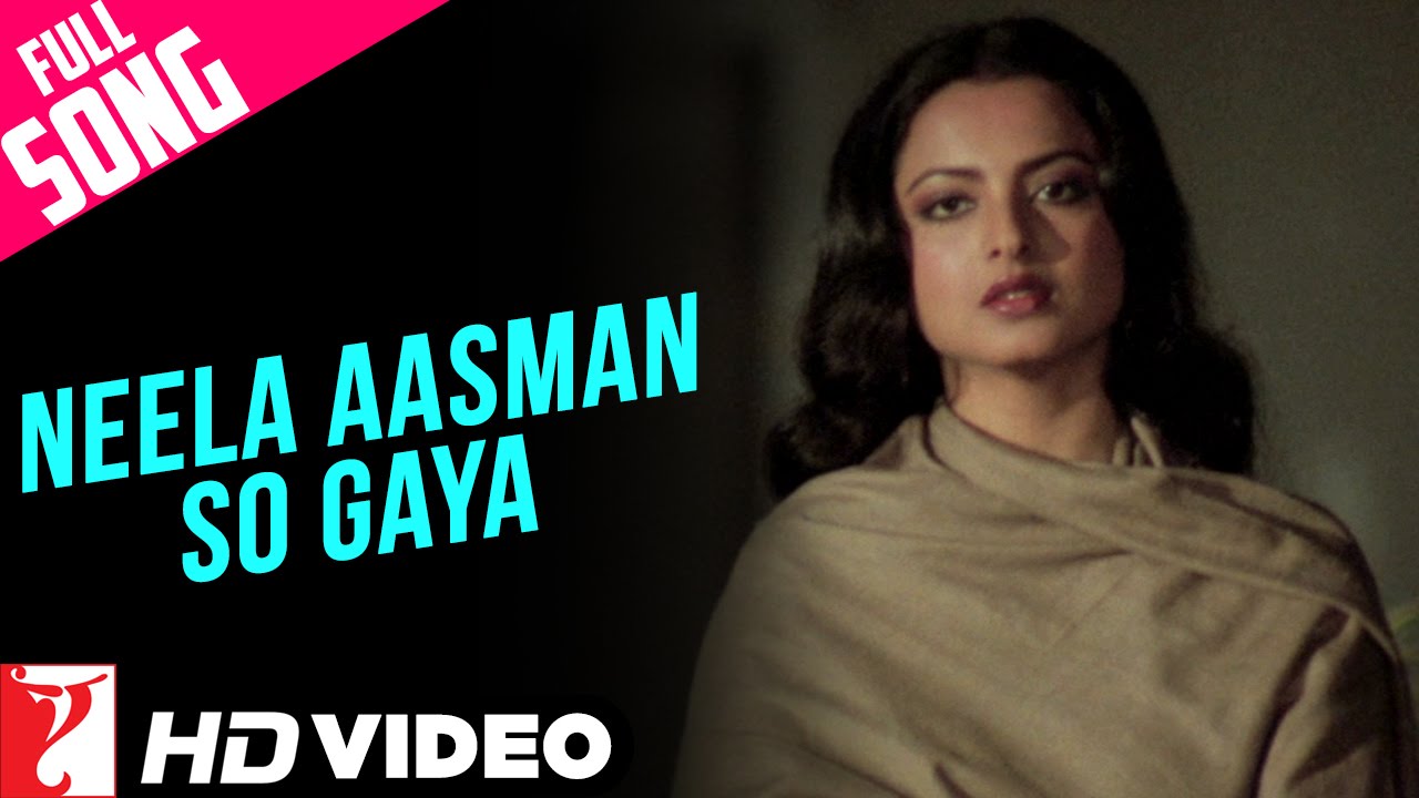 Neela Aasman So Gaya (Female) | Song | Silsila | Amitabh Bachchan ...