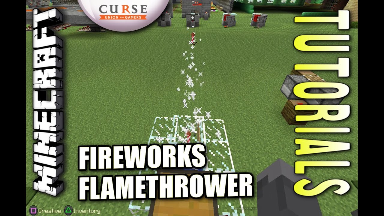 Minecraft Firework Cannon