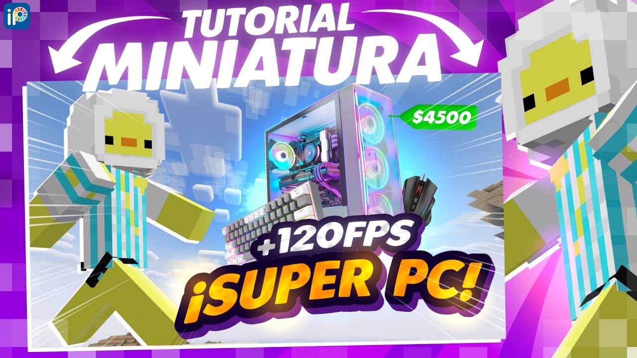 😱¡COMO HACER MINIATURAS DE MINECRAFT DESDE TU CELULAR! / ¡FÁCIL Y ...