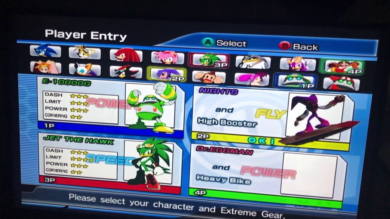 Sonic Riders 4 Players - YouTube