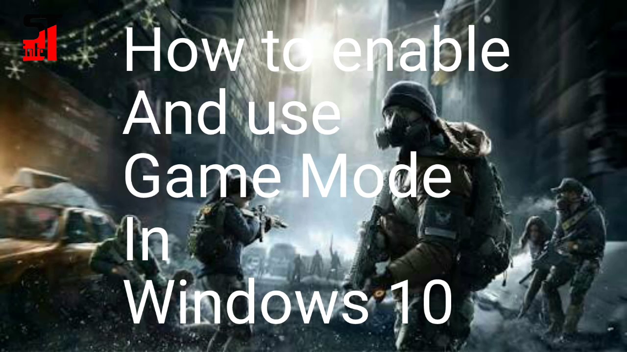 How to enable and use GAME MODE in windows 10 - YouTube
