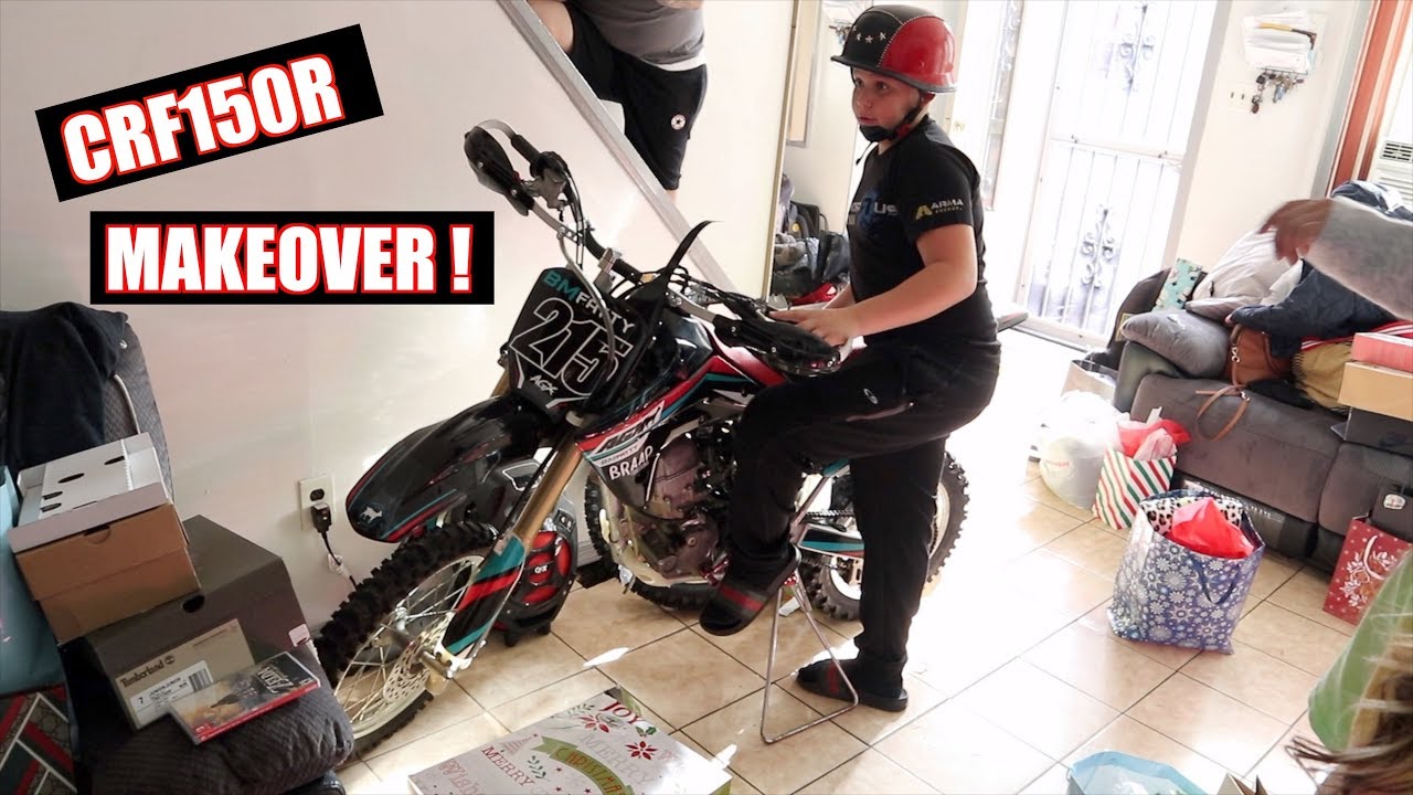 CRF150R MAKEOVER !! | BRAAP VLOGS - YouTube