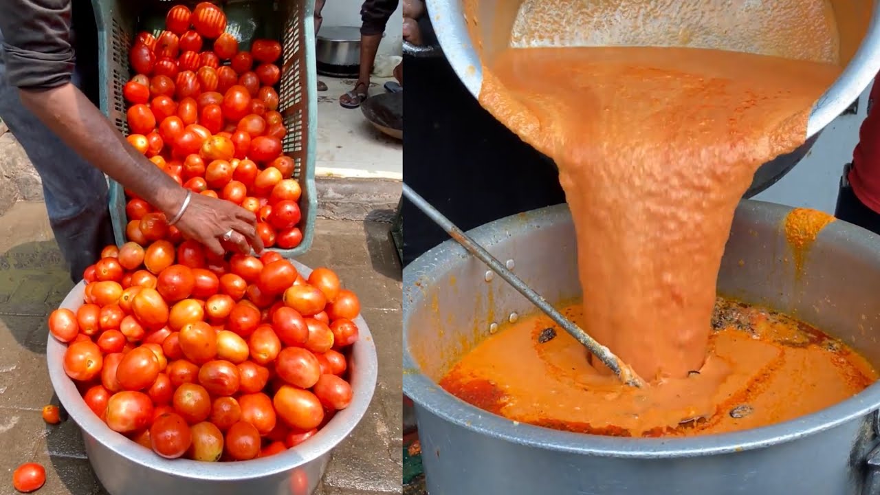 Huge Punjabi Sabji Making | Dhaba Style Paneer Sabji | Indian Street ...