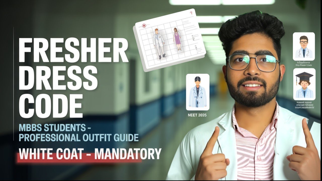 Dress Code for Medical Students 👨‍⚕️ | MBBS Fresher Outfit Guide 2025 ...