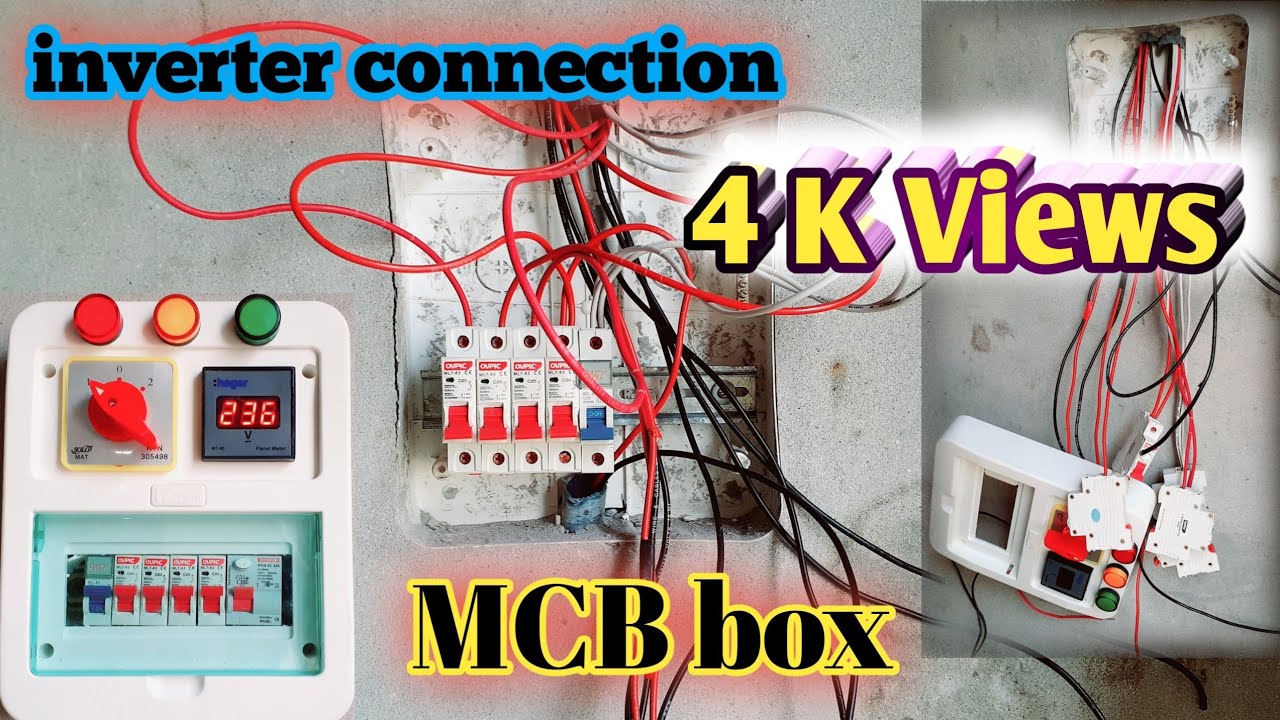 How to inverter connection MCB box full Connection all pakistan ...
