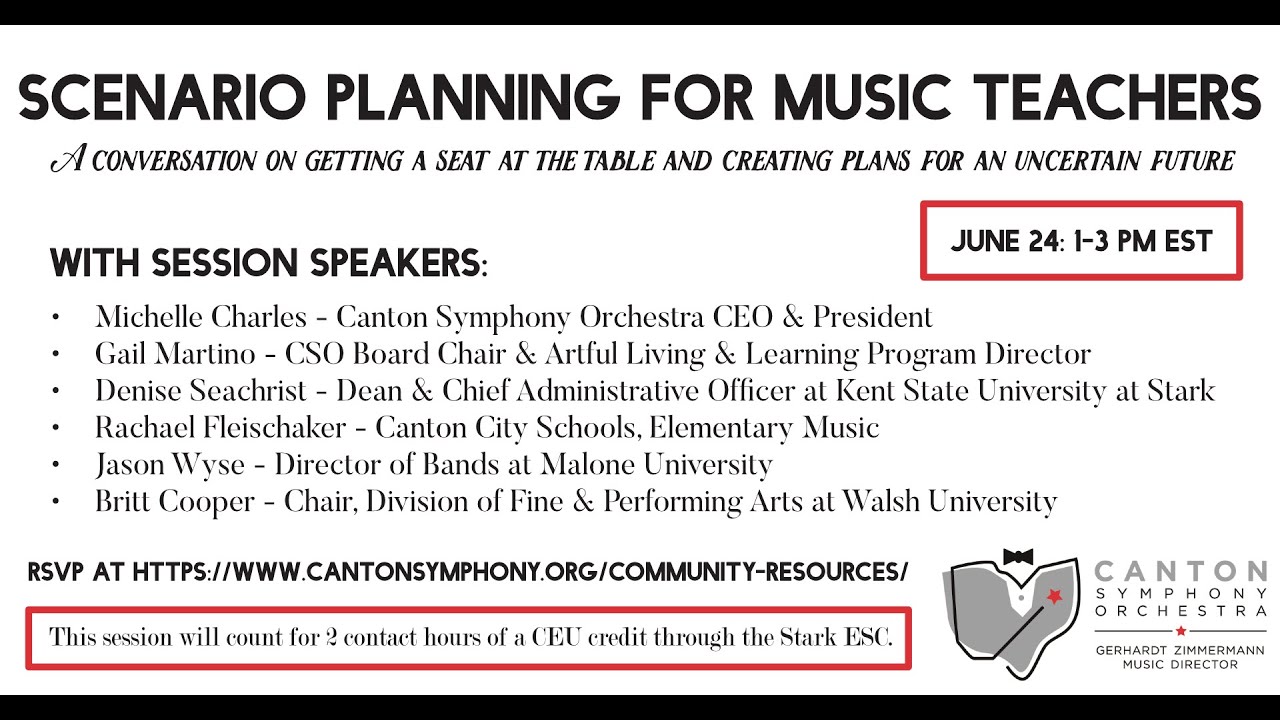 Scenario Planning for Music Teachers - YouTube
