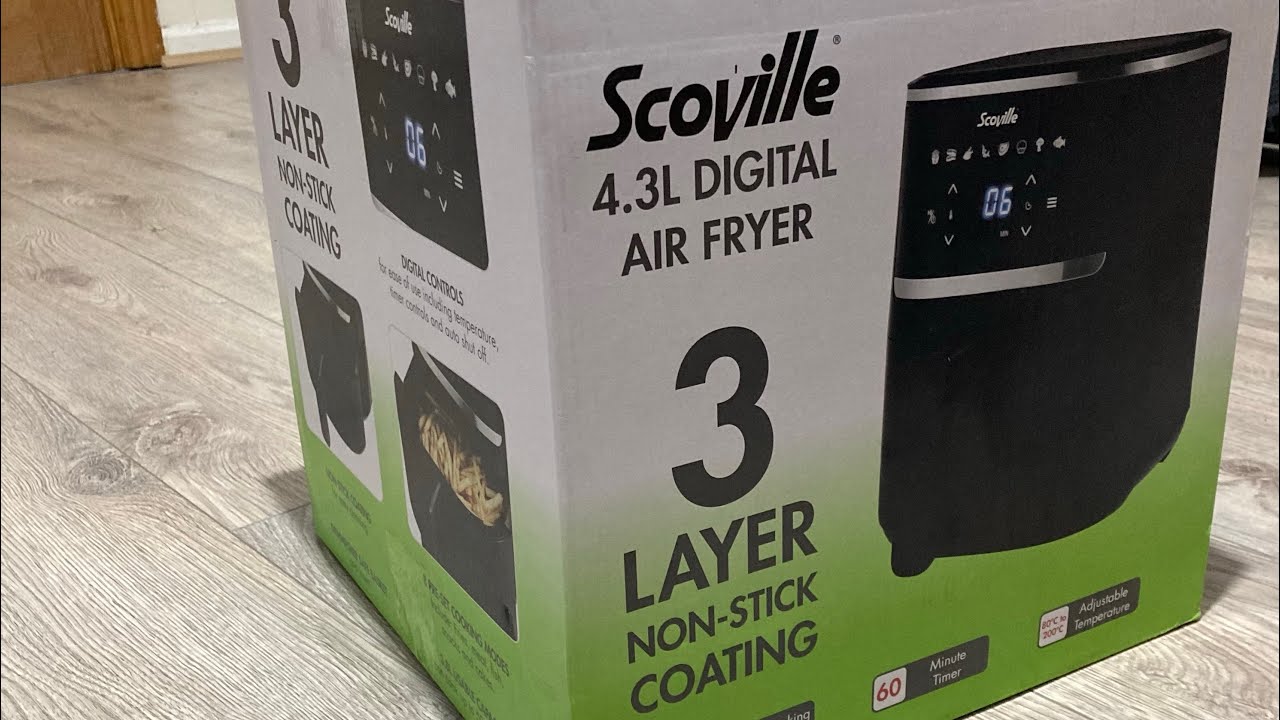 Scoville 4.3L Digital air fryer (SAF102B) - YouTube