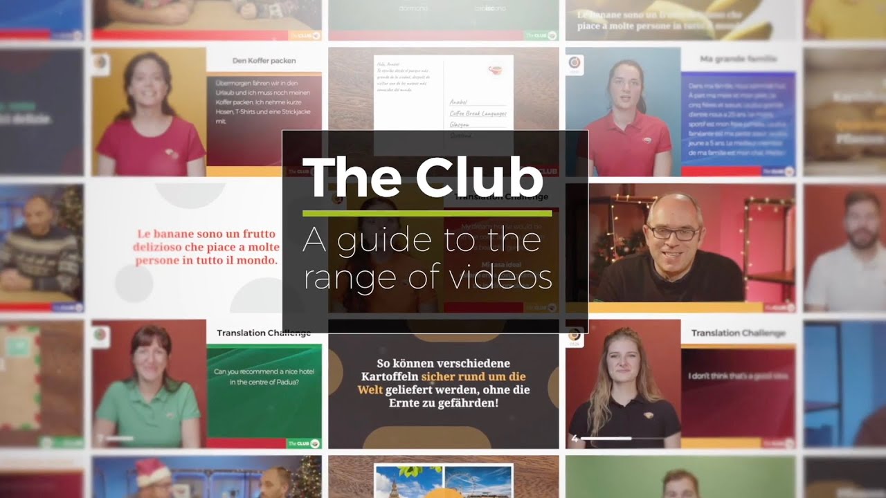 What kind of videos are available on the Coffee Break Club? - YouTube