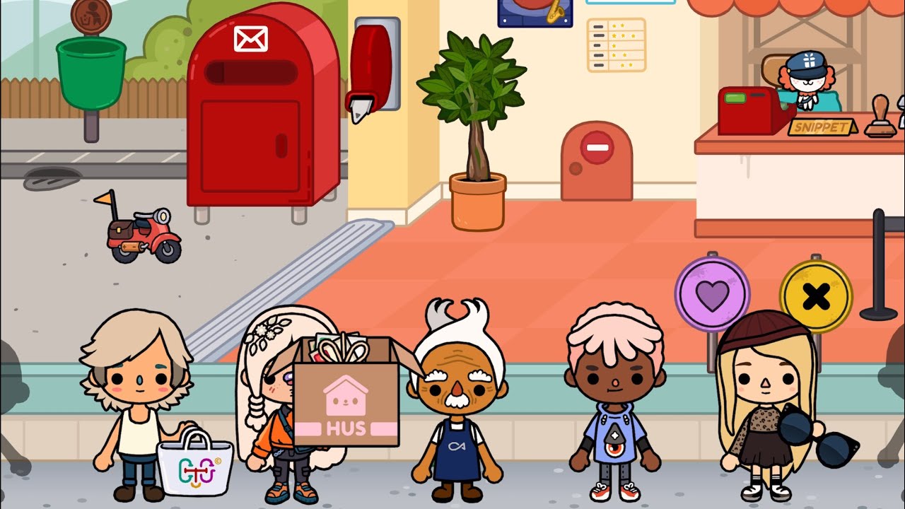 Toca Boca World Post Office Christmas Present Delivery Shopping Kids ...