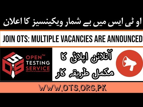 OTS Jobs//jobs in ots//join open testing service jobs - YouTube