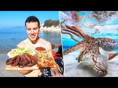 Önce AVLADIM Sonra YEDİM | AHTAPOT TACO | Serbest Dalış ve Ahtapot Avı