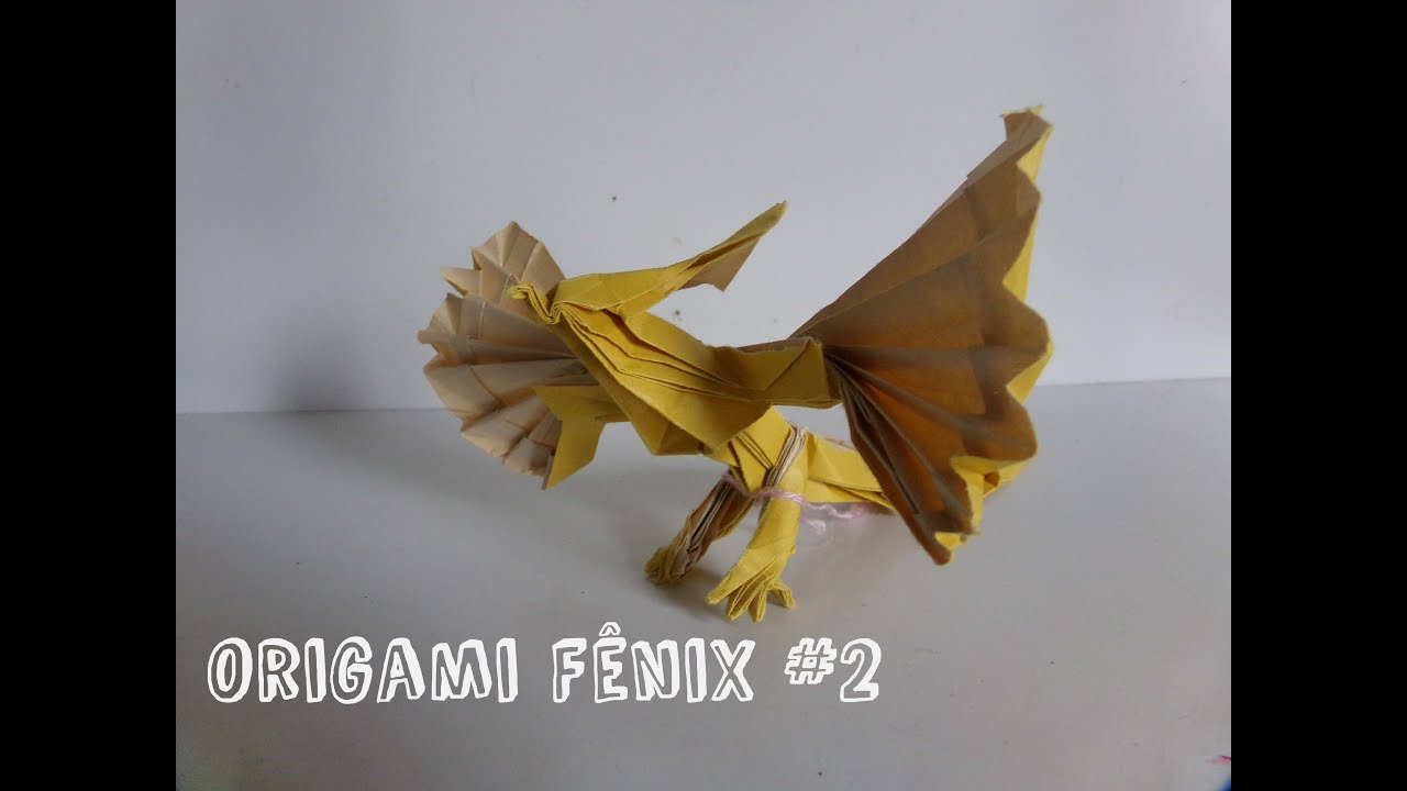 Origami Fênix #12 [Origamis Complexos] by Hongyi Wan - YouTube