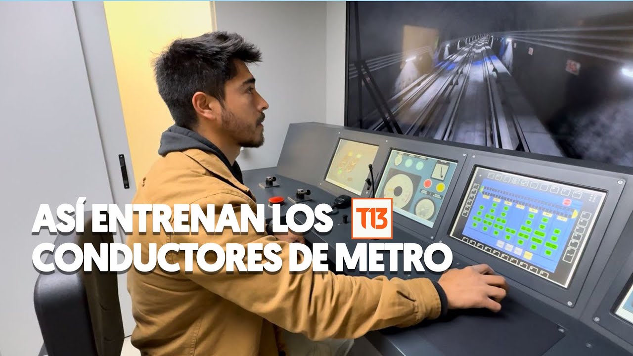 Así se entrenan y capacitan a los conductores del Metro de Santiago ...