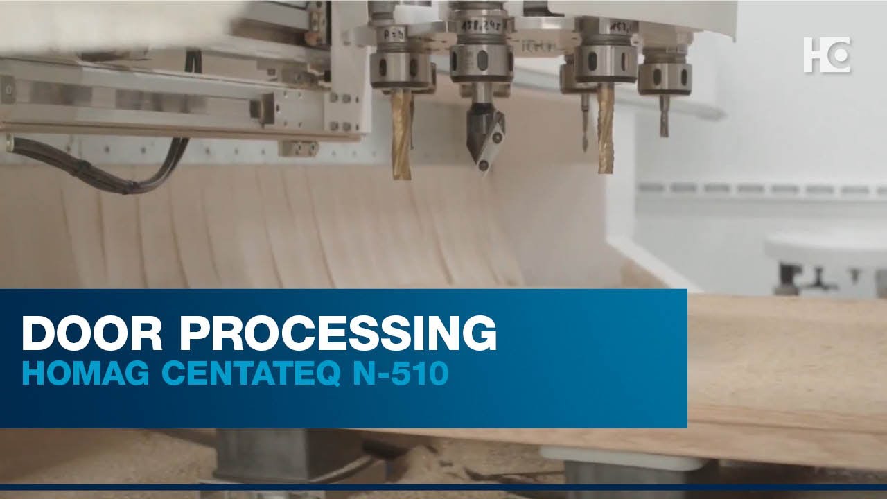 HOMAG CENTATEQ N-510 | Door processing - YouTube